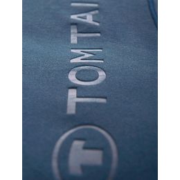 Tom Tailor Unisex Mikrofaser Fitnesstuch, 70x140 cm, blau, Uni, Gr. 70X140