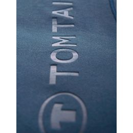 Tom Tailor Unisex Mikrofaser Fitnesstuch, 50x100 cm, blau, Uni, Gr. 50X100