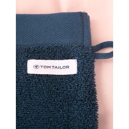 Tom Tailor Unisex Waschhandschuhe im 6er-Pack, blau, Uni, Gr. 16X21
