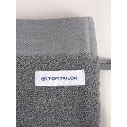 Tom Tailor Unisex Waschhandschuhe im 6er-Pack, grau, Uni, Gr. 16X21