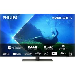 Philips 65OLED808/12 4K OLED Ambilight TV (Flat, 65 Zoll / 164 cm, 4K, SMART TV, Ambilight, GoogleTV)