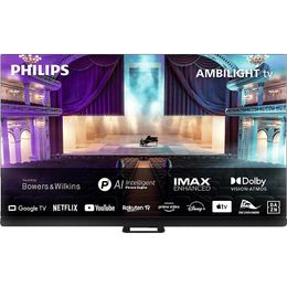 Philips 65OLED908/12 OLED TV (Flat, 65 Zoll / 164 cm, UHD 4K, SMART TV, Ambilight, Google 12)