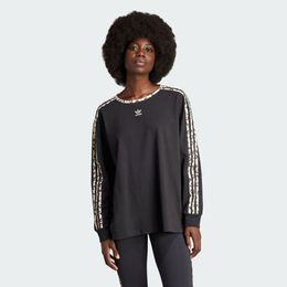 Adidas Originals Leopard Luxe 3-Streifen Longsleeve