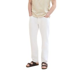 Tom Tailor 5-Pocket-Jeans MARVIN Straight in gerader Form, weiß