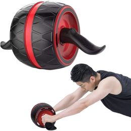 yozhiqu Bauchtrainer Brems-Bauchroller mit automatischer Rückfederung Bauchmuskelübungen