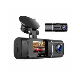 yozhiqu Neuer 1,5-Zoll-HD-Fahrrekorder Dashcam (Duale Aufnahme von 1080P High-Definition-Auto-DV vor und im Auto)