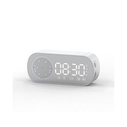 yozhiqu Digitale Wecker Drahtloser Bluetooth-Lautsprecher FM-Radio Musikplayer Bluetooth-Lautsprecher (Mit Bluetooth