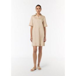 comma, Comma Minikleid Kleid mit Tunika-Ausschnitt