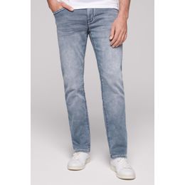 Slim-fit-Jeans CAMP DAVID Gr. 29, Länge 30, blau (grey blue jogg) Herren Jeans