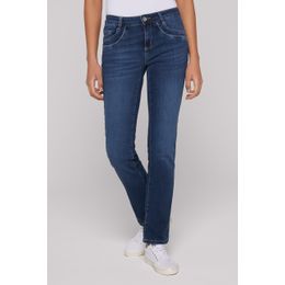 Regular-fit-Jeans SOCCX Gr. 31, Länge 32, blau Damen Jeans