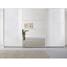 Schwebetürenschrank Rauch "Kleiderschrank Schrank Garderobe TOPSELLER OTELI inkl. Inneneinteilung" Schränke Gr. B/H/T: 360 cm x 229 cm x 62 cm, weiß (weiß, hochglanz weiß) mit 3 Innenschubladen sowie zusätzlichen Einlegeböden MADE IN GERMANY