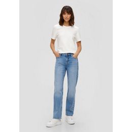 s.Oliver 5-Pocket-Jeans Jeans Karolin / Regular fit / Mid rise / Straight leg Waschung