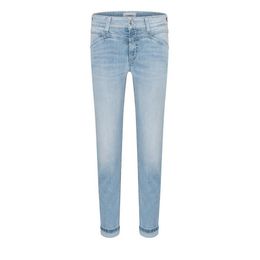CAMBIO Regular-fit-Jeans Parla seam cropped