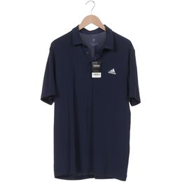 Adidas Herren Poloshirt, marineblau, Gr. 54