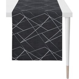 Apelt Tischläufer Vio - Loft Style, Jacquard (1-tlg), schwarz