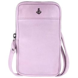 Harbour 2nd Mini Bag Benita, aus griffigem Leder mit typischen Marken-Anker-Label, lila