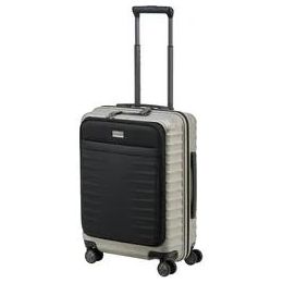 TITAN® TITAN Reisekoffer LITRON Kabinentrolley mit Vortasche 55 cm 4 Rollen 42,0 l - Beige