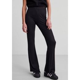 Pieces Bootcuthose PCTOPPY MW FLARED PANT NOOS Flared Style, schwarz