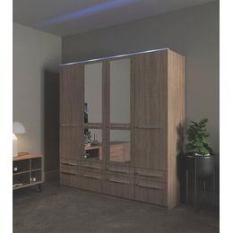 Priess Drehtürenschrank Barcelona in vielen Farben und Ausführungen, beige