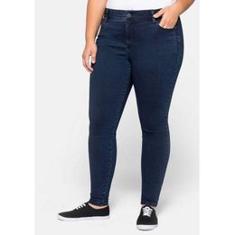 sheego Stretch-Jeans Große Größen »Die Skinny«, wächst bis zu 3 Gr. mit, blau