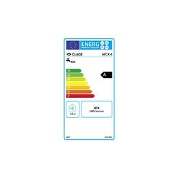 Clage MCX4 Durchlauferhitzer 4,4kW 230V E-Kleindurchlauferhitzer mit Blankdraht-Heizsystem IES, Sensortaste, LED-Anzeige 1500-15004