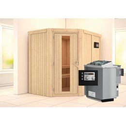 KARIBU HOLZTECHNIK GMBH Carin Eck,9kW Bio.Strg easy mit einer Energiespartür