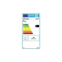 Clage MCX7 Durchlauferhitzer 6,5kW 400V E-Kleindurchlauferhitzer mit Blankdraht-Heizsystem IES, Sensortaste, LED-Anzeige 1500-15007