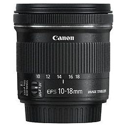 Canon EF-S 10-18 mm F4.5-5.6 IS STM 67 mm Filtergewinde (Canon EF-S Anschluss) schwarz
