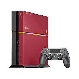 Sony PlayStation 4 500 GB [Limited Edition Metal Gear Solid V - The Phantom Pain inkl. Wireless Controller, ohne Spiel] rot schwarz