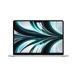 Apple MacBook Air 13.6 (Liquid True Tone Retina Display) 3.49 GHz M2-Chip (8-Core GPU) 8GB RAM 256 GB SSD [Mid 2022] silber