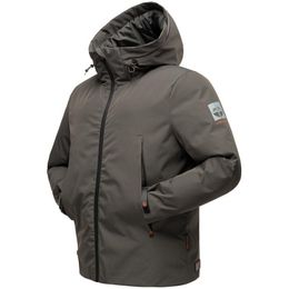 Stone Harbour Outdoorjacke Moagaa Sportliche, wasserdichte Winterjacke mit Kapuze, schwarz