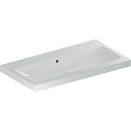 Geberit iCon light Waschtisch 501836003 90x48cm, ohne Hahnloch, mit Überlauf, weiß