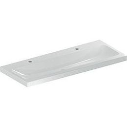 Geberit iCon light Waschtisch 501837005 120x48cm, Hahnloch rechts/links, ohne Überlauf, weiß