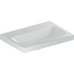 Geberit iCon light Waschtisch 501841007 60x42cm, ohne Hahnloch, ohne Überlauf, weiß