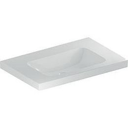 Geberit iCon light Waschtisch 501839007 75x48cm, ohne Hahnloch, ohne Überlauf, mit Ablagefläche, weiß