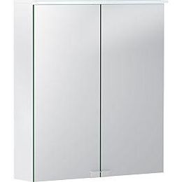 Geberit Option Basic Spiegelschrank 500273001 600x675x140mm, mit Beleuchtung, zwei Türen