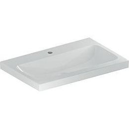 Geberit iCon light Waschtisch 501835005 70x48cm, Hahnloch mittig, ohne Überlauf, weiß