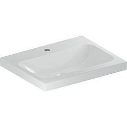 Geberit iCon light Waschtisch 501834005 60x48cm, Hahnloch mittig, ohne Überlauf, weiß