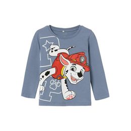 name it Langarmshirt NMMJULIAN PAWPATROL LS TOP BOX CPLG, blau