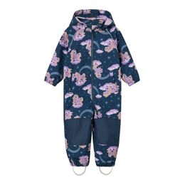 name it Overall NMFALFA08 SOFTSHELL SUIT AOP FO NOOS, blau