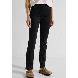 Cecil Slim-fit-Jeans im Style Toronto, schwarz