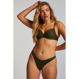 Hunkemöller Hunkemöller Bikini Slip mit hohem Beinausschnitt Luxe grün