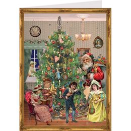 Adventskalender "Postkarte Unterm Weihnachtsbaum"