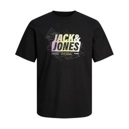 Jack & Jones JACK & JONES - T-Shirt JCOMAP SUMMER LOGO in black, Gr.128