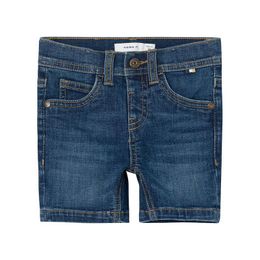 name it - Jeans-Shorts NMMSILAS Slim Fit in dark blue denim, Gr.92