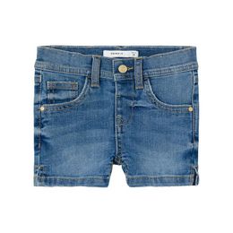 name it - Jeans-Shorts NMFSALLI Slim Fit in medium blue denim, Gr.122