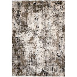 Teppich OCI DIE TEPPICHMARKE "CYRUS VISION" Teppiche Gr. B/L: 140 cm x 200 cm, 20 mm, 1 St., beige (creme, grün) Esszimmerteppiche Kurzfor, maschinell gewebt, Perlglanz in der Oberfläche