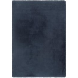 Teppich OCI DIE TEPPICHMARKE "ROCKY SOFT" Teppiche Gr. B/L: 140 cm x 200 cm, 35 mm, 1 St., grau (dunkelgrau) Esszimmerteppiche