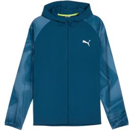 Puma® Trainingsjacke "Run Favorite", feuchtigkeitsregulierend, schnelltrocknend, für Herren, blau, S