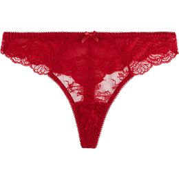 Aubade String "Danse des Sens", Spitze, Schleife, für Damen, rot, L